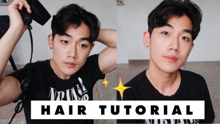 15 Inspirasi Potongan Rambut Comma Hair, Rambut Pria Korea