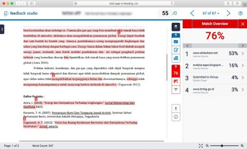 Cara Cek Plagiarisme Turnitin & Cara Benar Membacanya