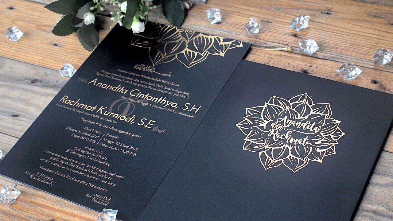 8 Contoh Undangan Pernikahan yang Elegan, Simple & Inspiratif