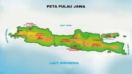 Geografis Pulau Jawa Berdasarkan Batas Laut & Batas Darat