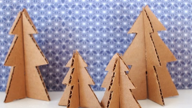 Cara Membuat Pohon Natal dari Kardus yang Unik dan Mudah