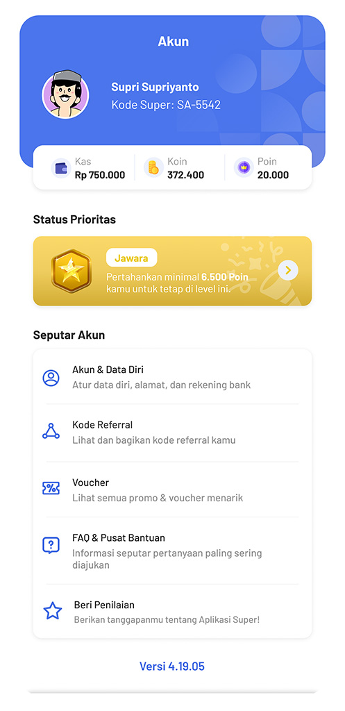 BARU di Aplikasi Super, Belanja Jadi Makin Untung dengan Mulai Kumpulkan Poin dari Program ...