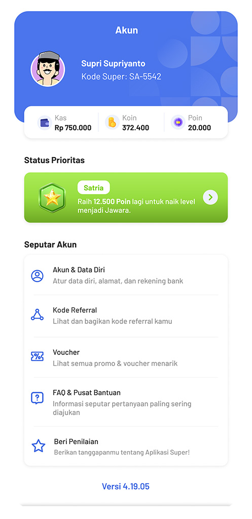 BARU di Aplikasi Super, Belanja Jadi Makin Untung dengan Mulai Kumpulkan Poin dari Program ...