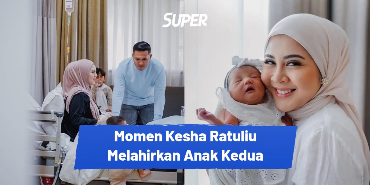 9 Momen Kesha Ratuliu Melahirkan Anak Kedua di Usia 24 Tahun