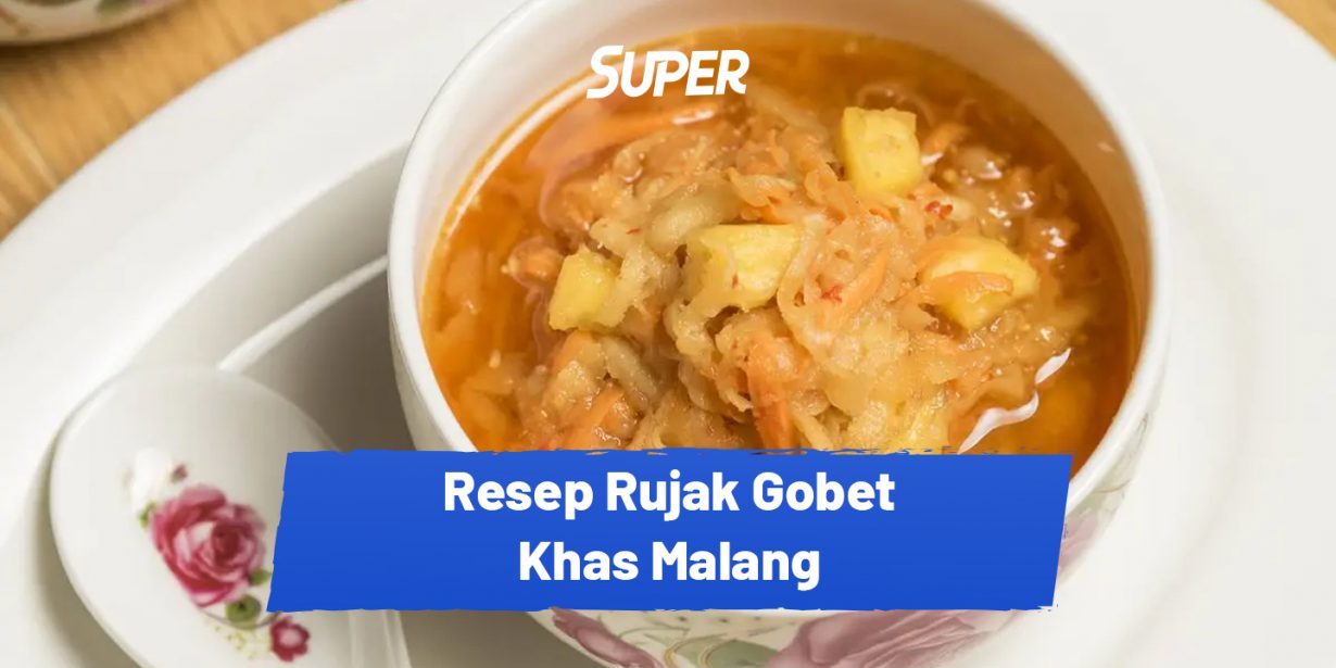 Resep Rujak Gobet Khas Malang, Rasa Pedas Asam Bikin Ketagihan!
