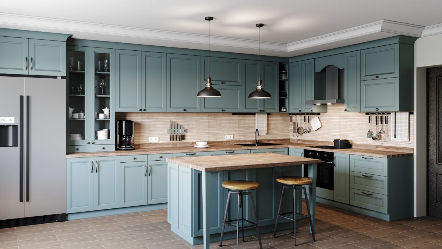 11 Inspirasi Plafon Dapur Minimalis, Unik dan Cantik!