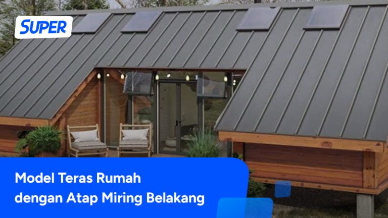 26 Inspirasi Desain Model Teras Rumah Atap Miring ke Belakang