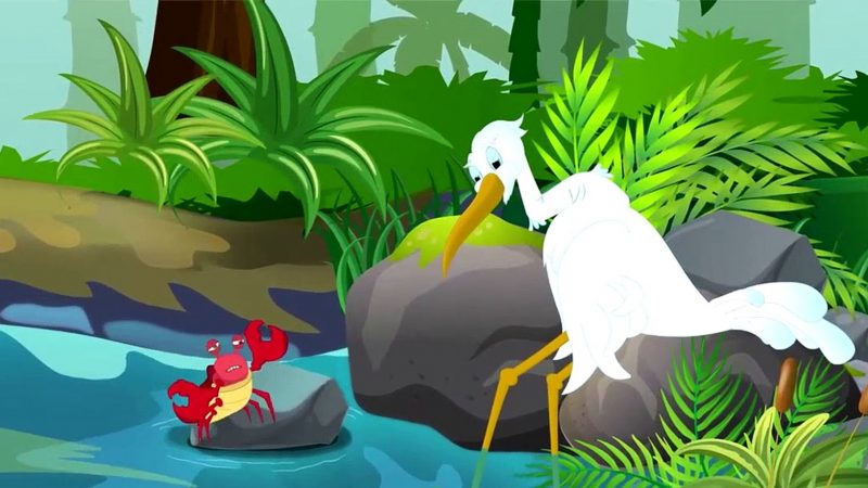 Cerita Singkat Bangau Yang Angkuh