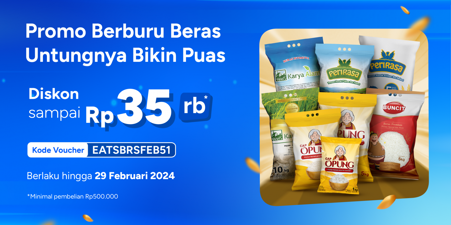 Februari Penuh Cinta, Ada Promo Sembako Murah yang Bikin Bahagia!